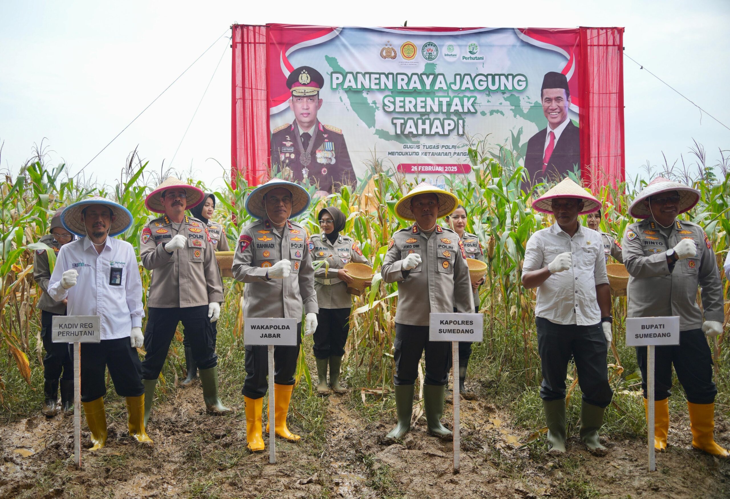 Wakapolda Jabar Pimpin Panen Raya Jagung Di Sumedang, Dorong Swasembada Pangan 2025 - zonapers.com